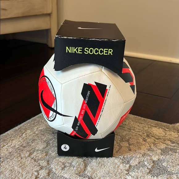 Nike | Games | Nike Outdoor Soccer Ball White And Red Dynamic Design ...